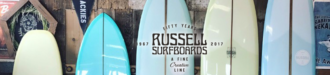 Russell Surfboards – iconsofsurf-uk